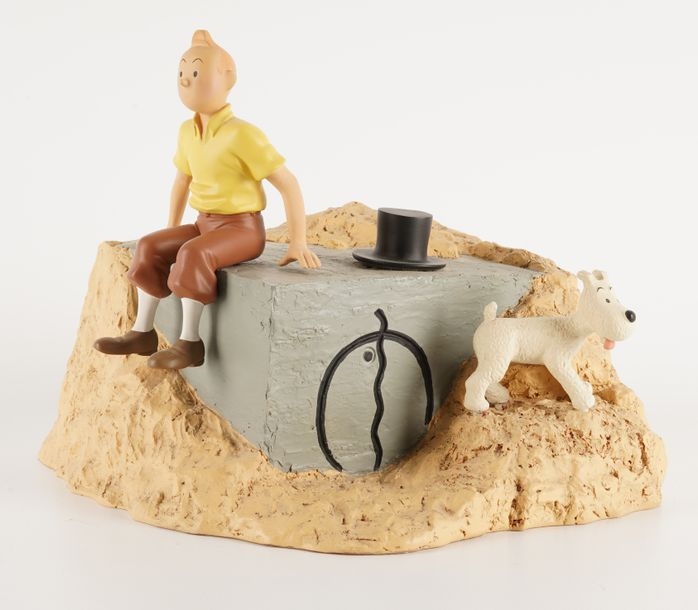 Hergé | Tintin and the door of the tomb | MutualArt