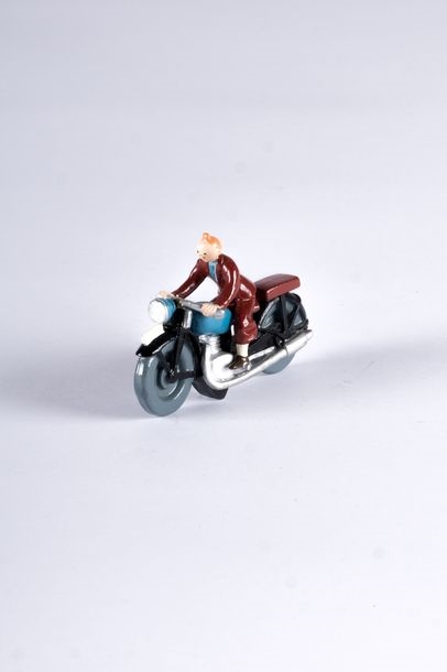 Hergé | Ottokar's sceptre, Tintin on a motorcycle | MutualArt