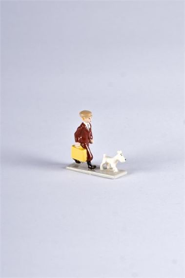 Hergé | Tintin with the suitcase | MutualArt