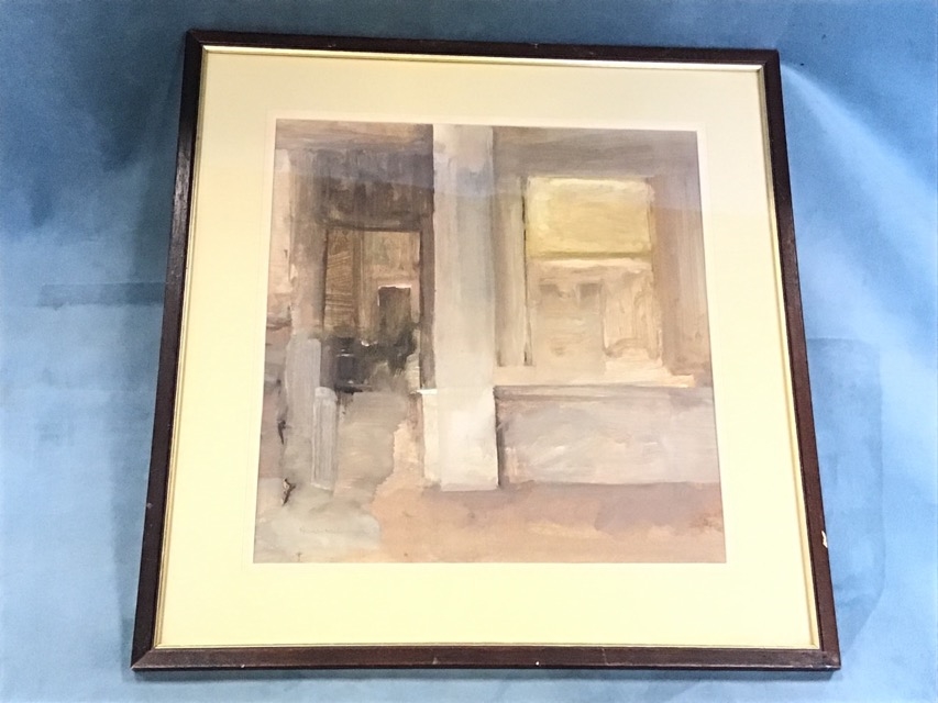 Hugh McIntyre | abstract style wall wash with panels | MutualArt