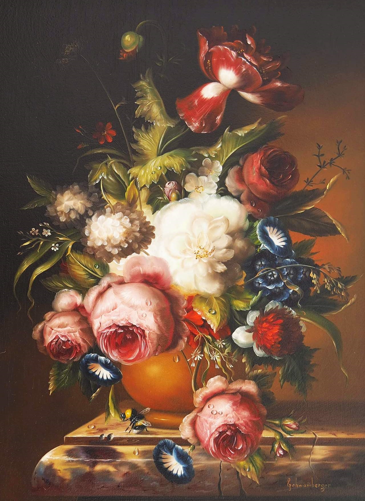 Hildegard Schwammberger | Sehr fein gemaltes, harmonisches ...