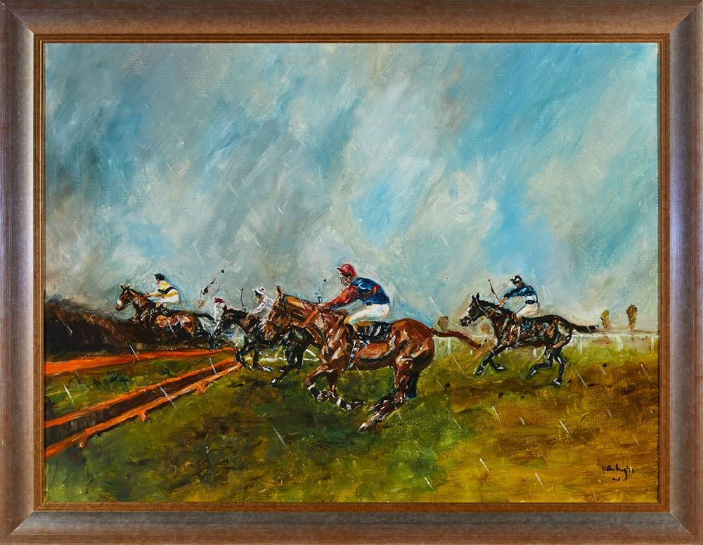 Peter Curling | JUMPING THE FENCE | MutualArt