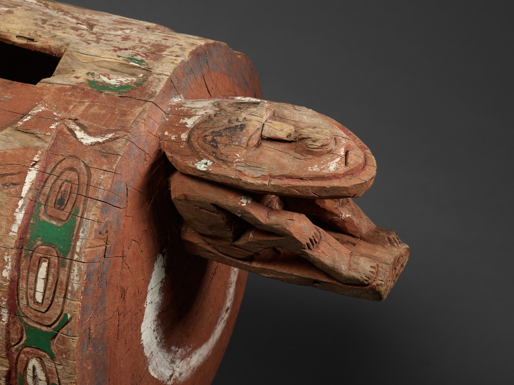 Australian School | A RARE AND MASSIVE CEREMONIAL SLIT DRUM, GARAMUT ...