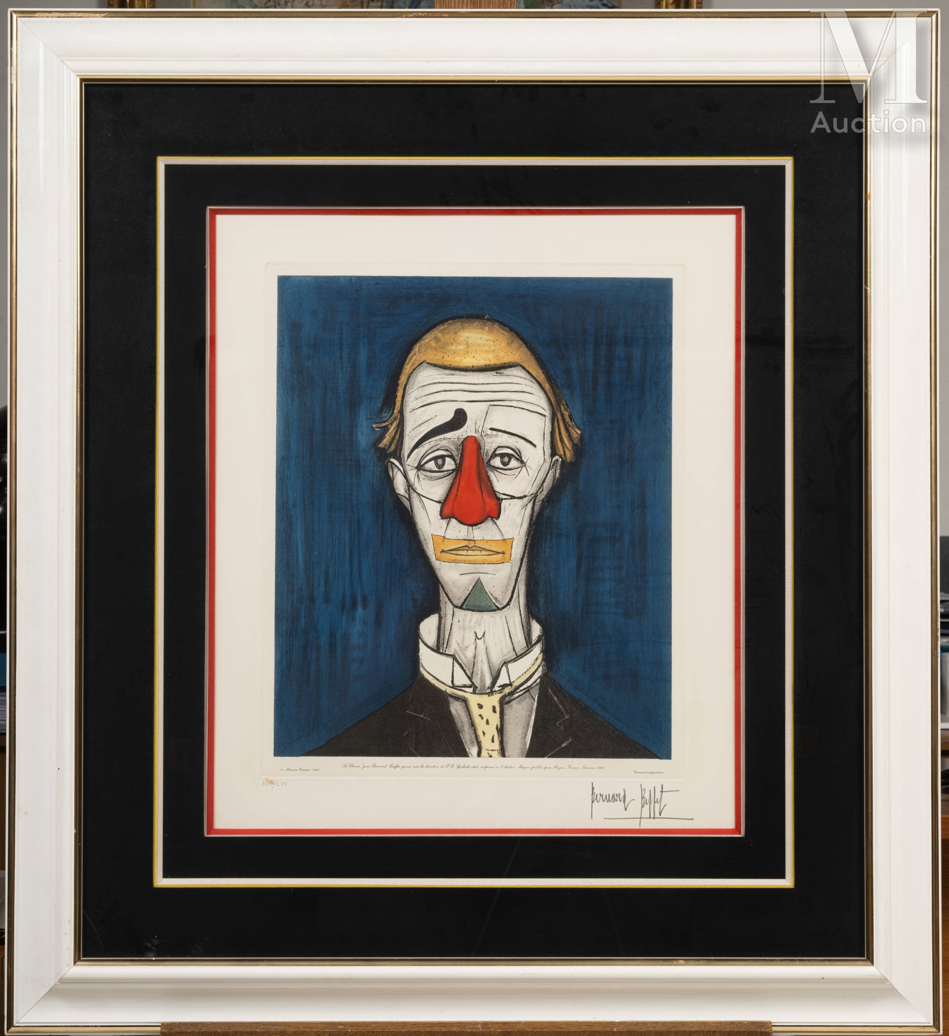 Bernard Buffet | Le clown | MutualArt