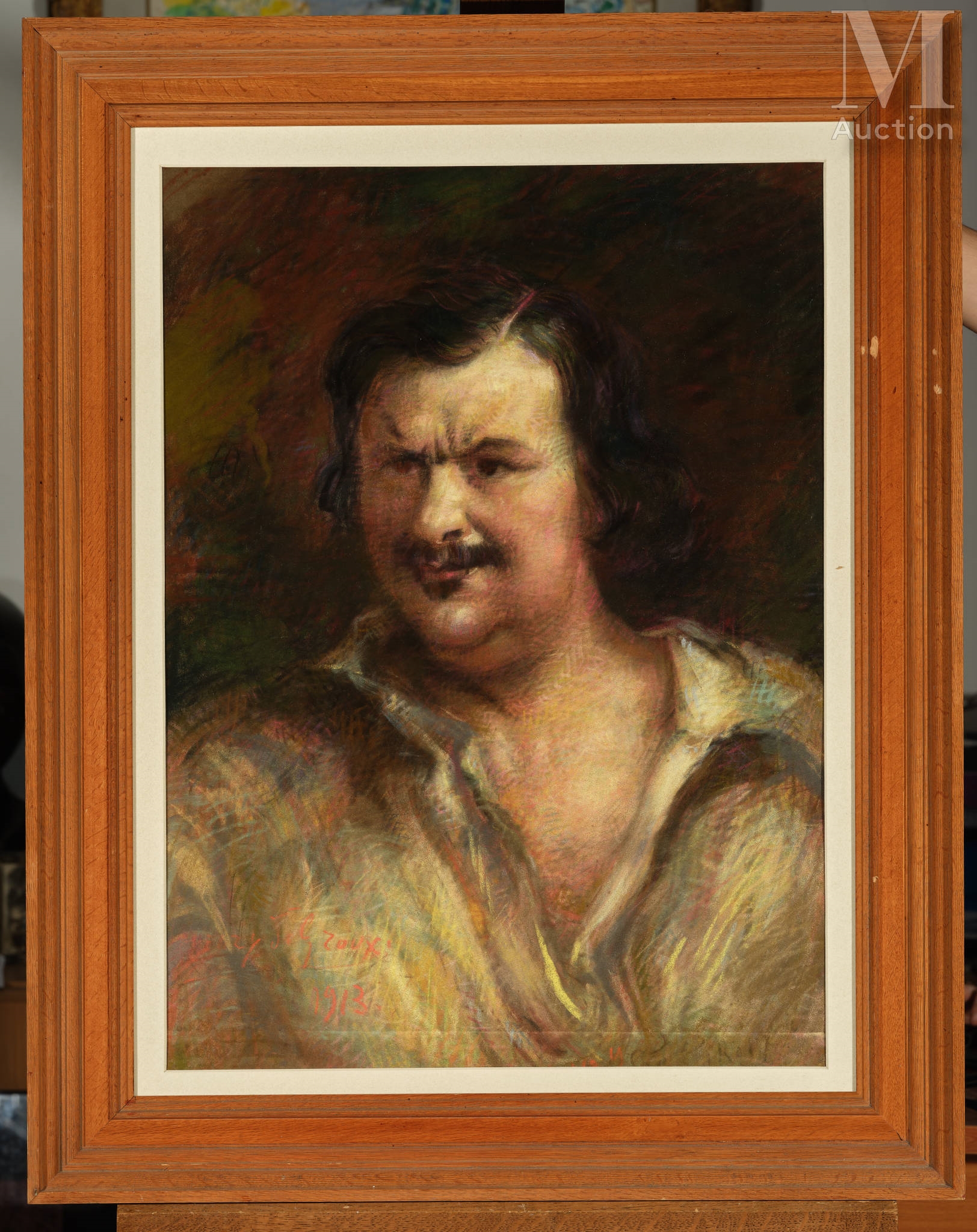 Henri Jules Charles Corneille de Groux | Portrait de Honoré de Balzac ...