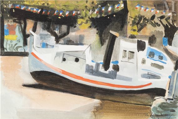 Theodore Stravinsky | Bateau le 14 juillet | MutualArt