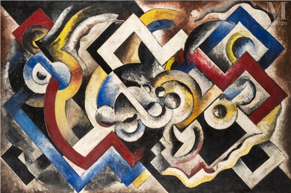 Robert Marc | Composition cubiste | MutualArt