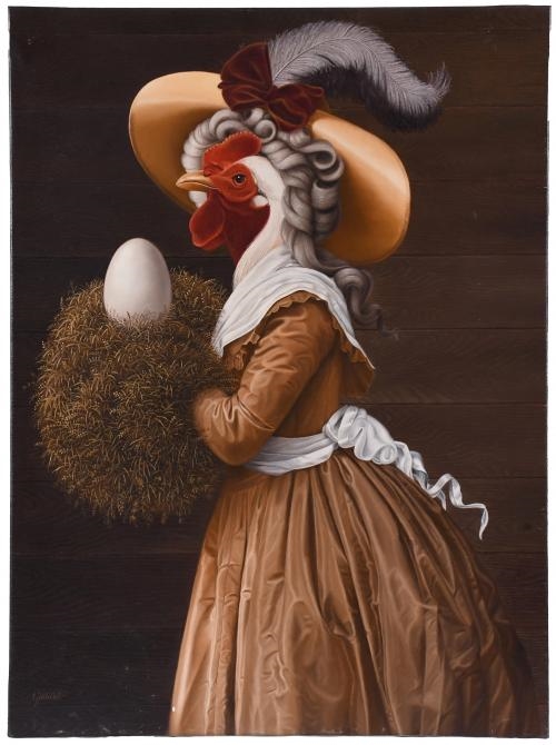 Gervasio Gallardo | LA DAMA GALLINA | MutualArt
