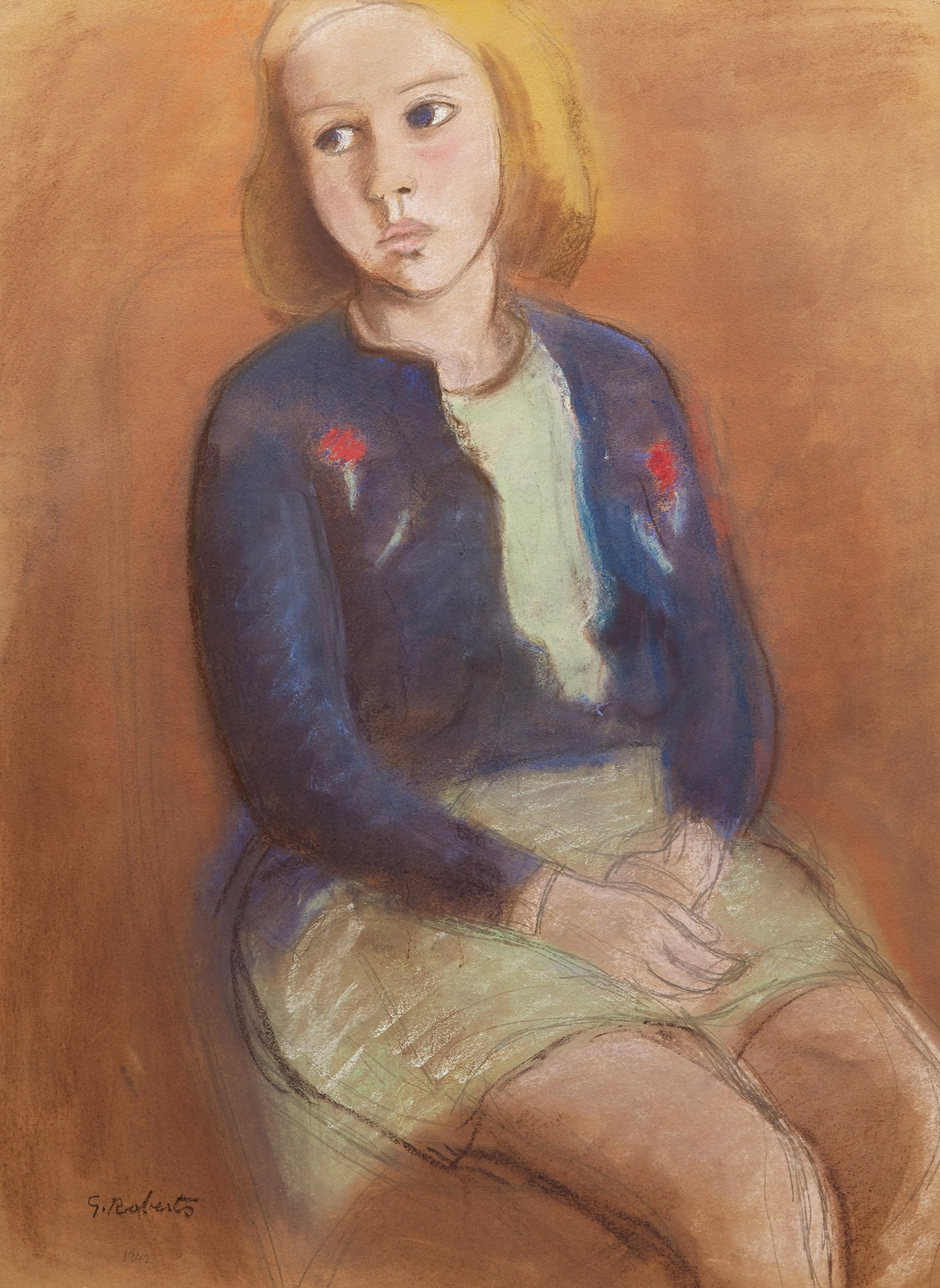 William Goodridge Roberts | Young Girl (1942) | MutualArt