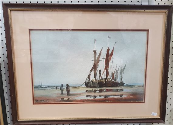 John Snelling | Barges at Pin Mill | MutualArt