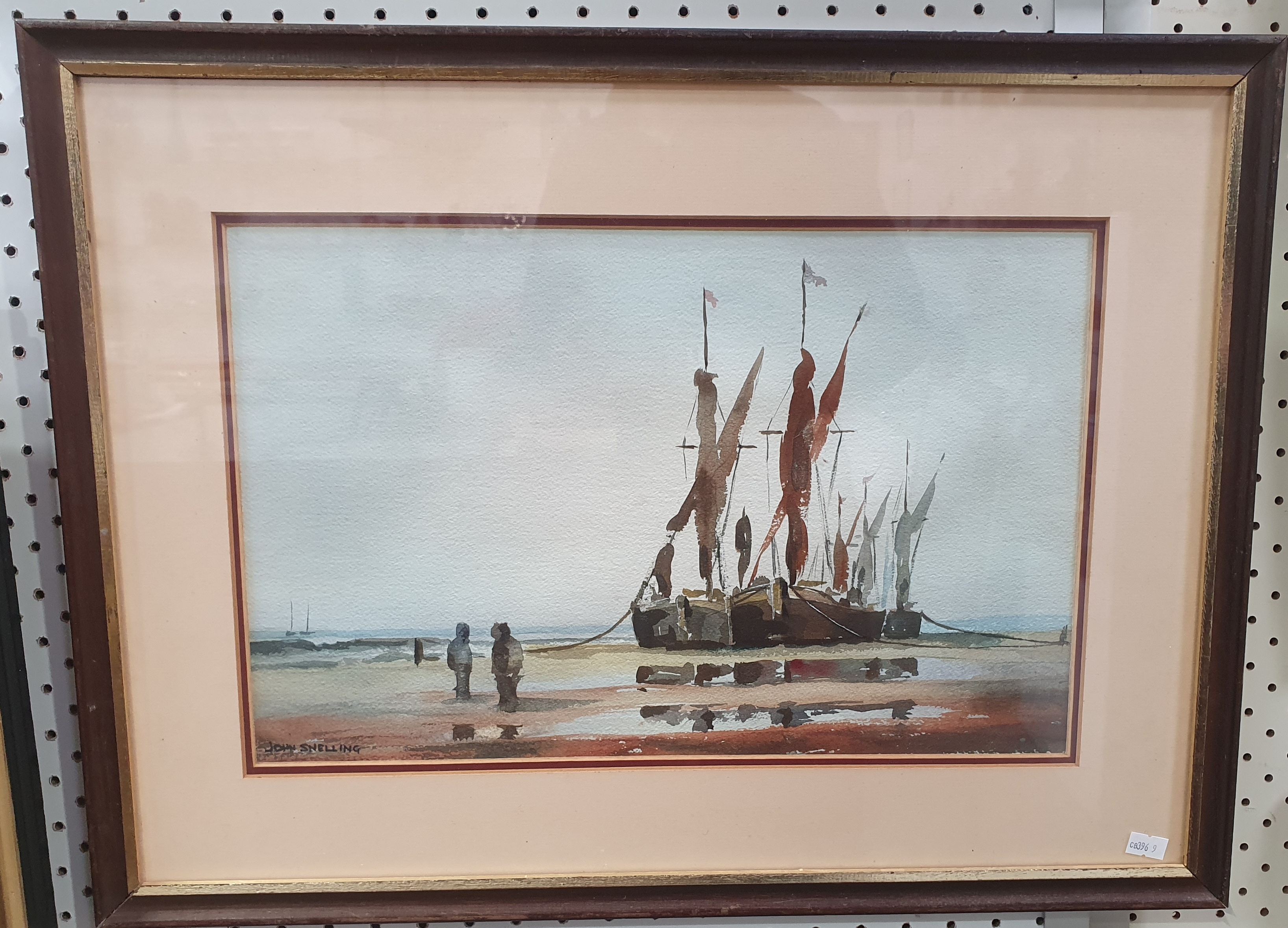 John Snelling | Barges at Pin Mill | MutualArt