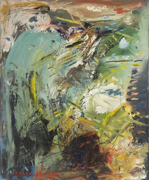 Pierre Chalou | Contresignée, monogrammée, titrée et datée 1987 au dos ...