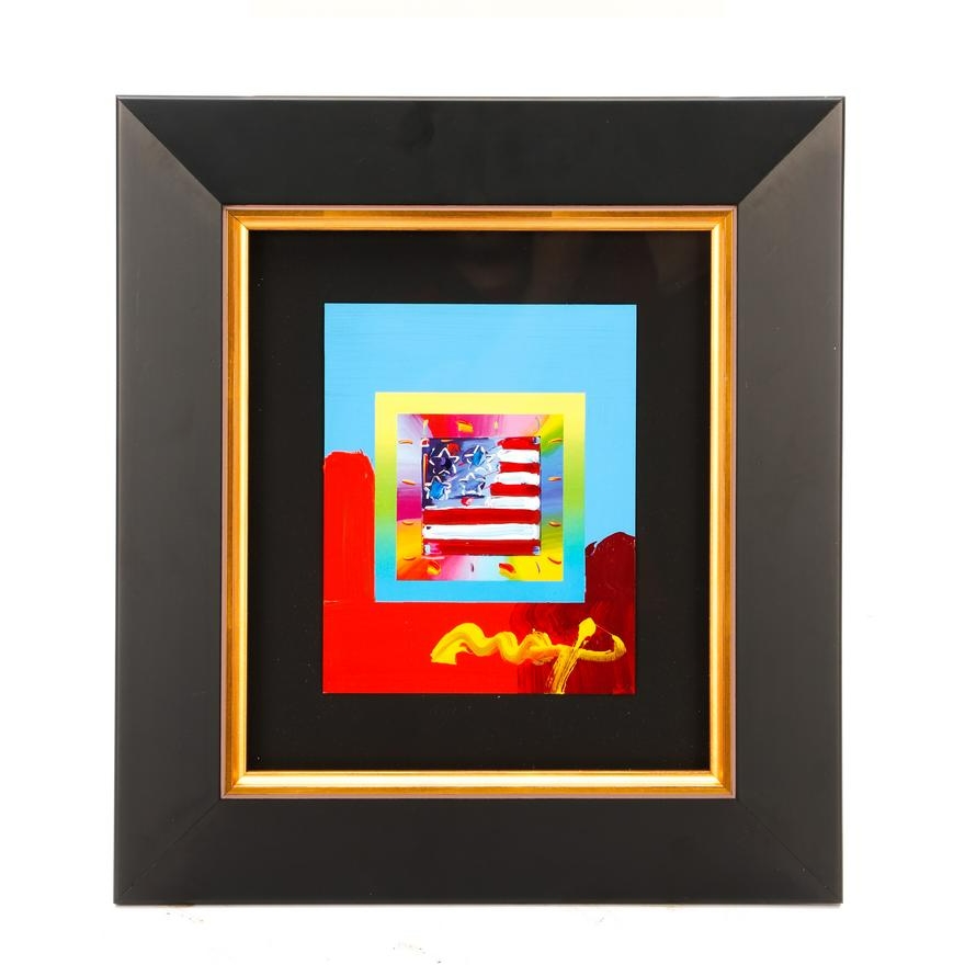 Peter Max | AMERICAN FLAG | MutualArt