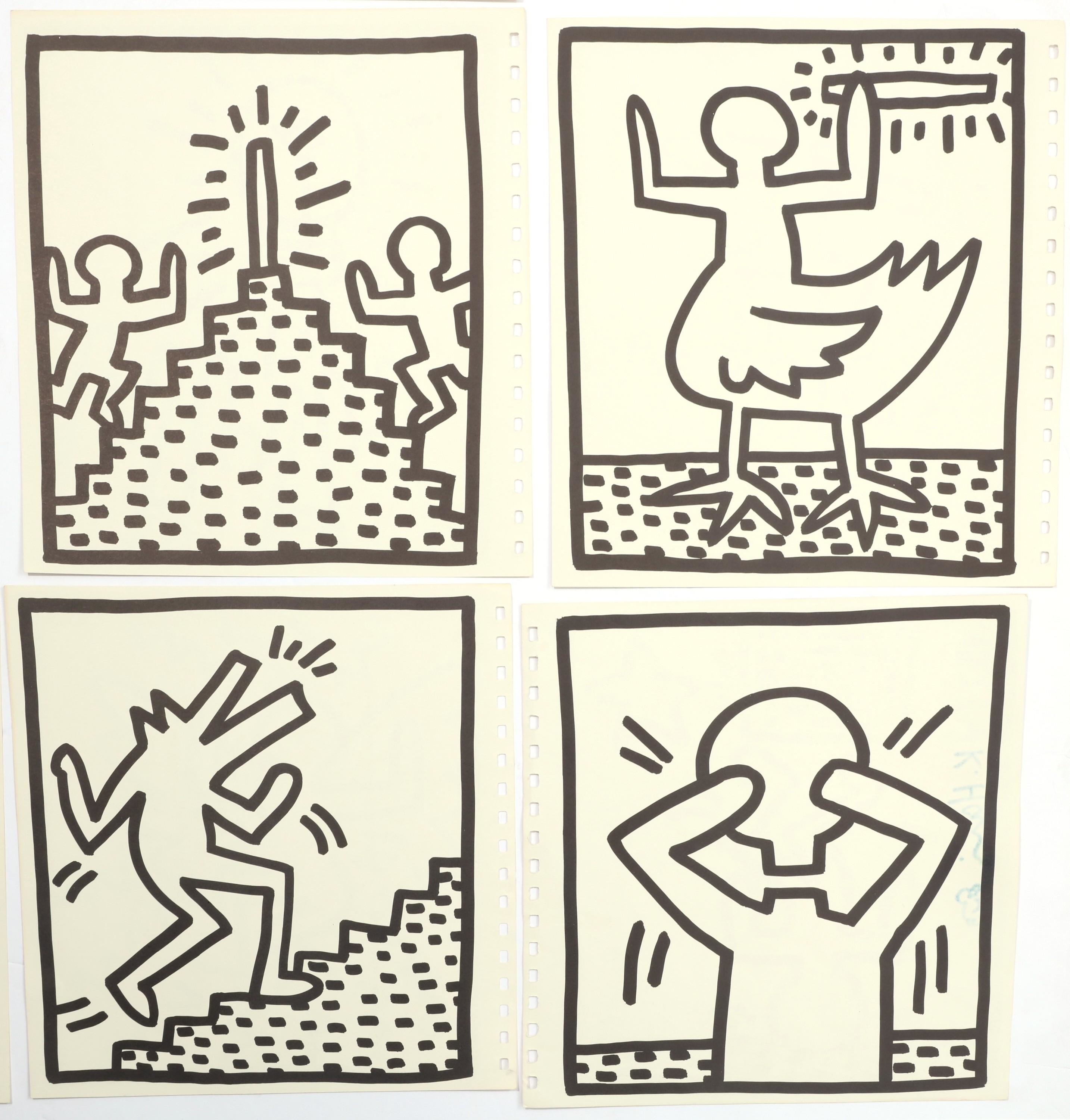 Keith Haring | Keith Haring Coloring Book lithographs, 1982 (32 ...