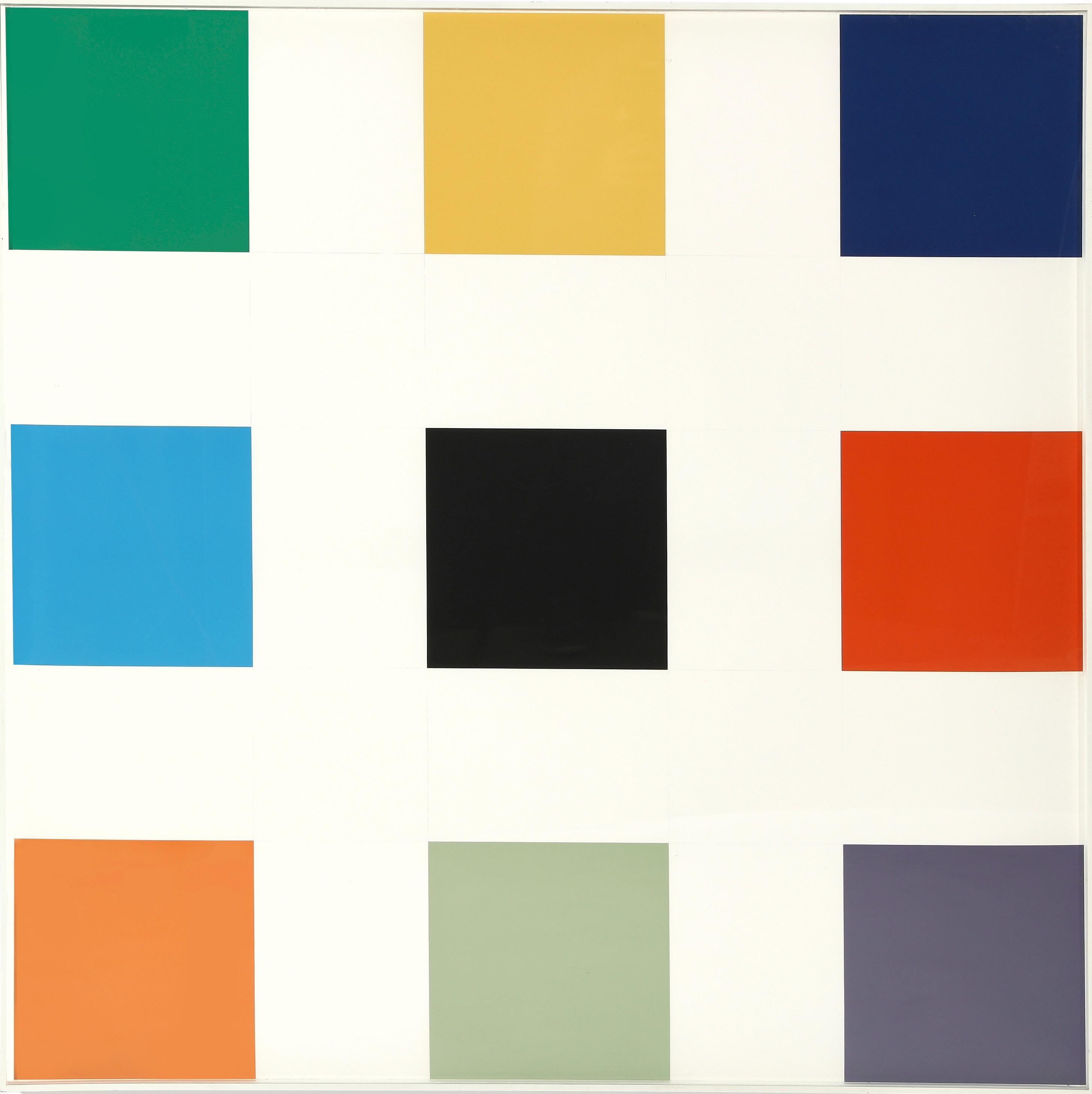 Kelly Ellsworth | Nine Squares, 1976-77 (Axsom 164) (1976 - 1977 ...