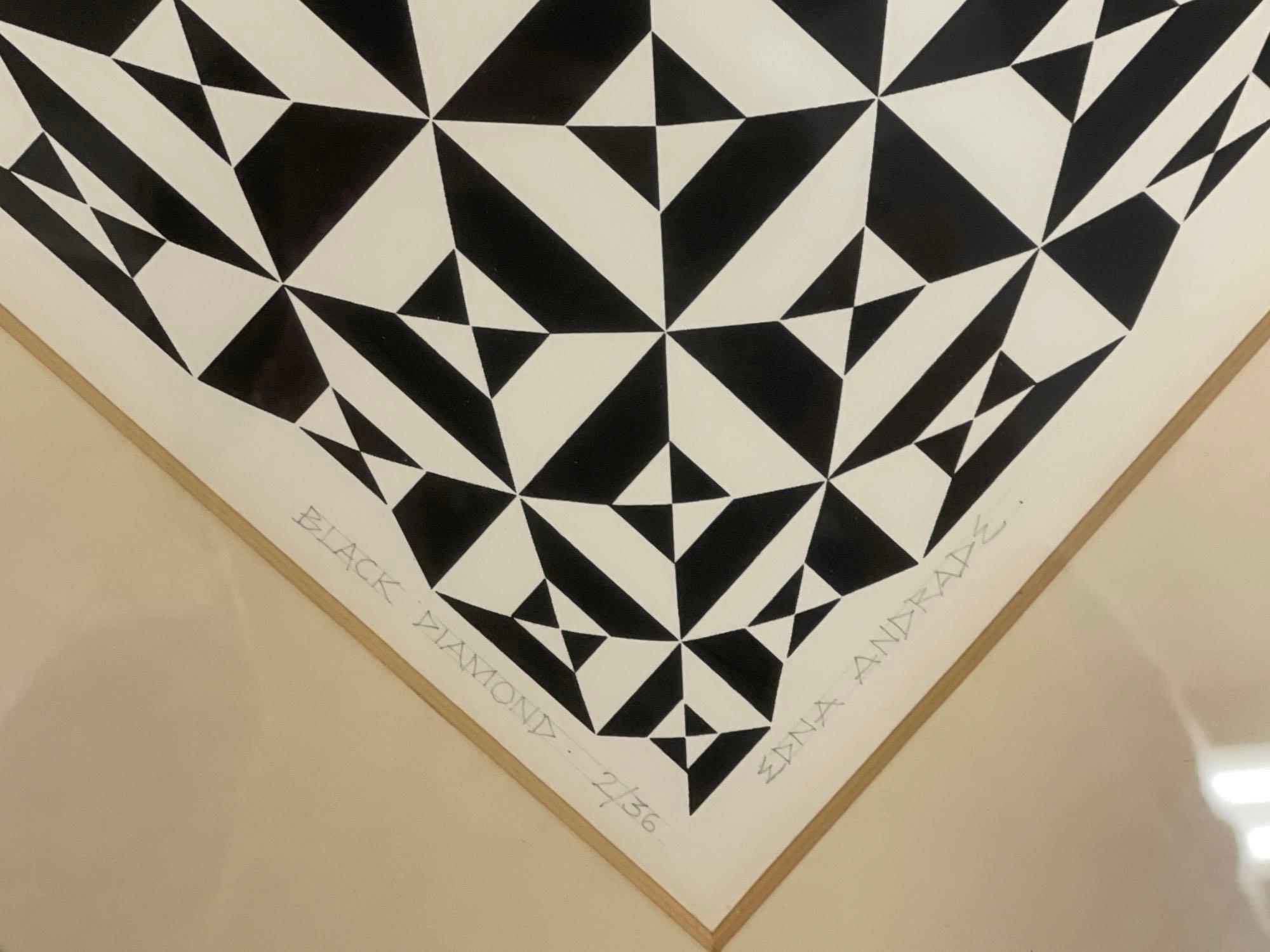 Edna Andrade | Black Diamond | MutualArt