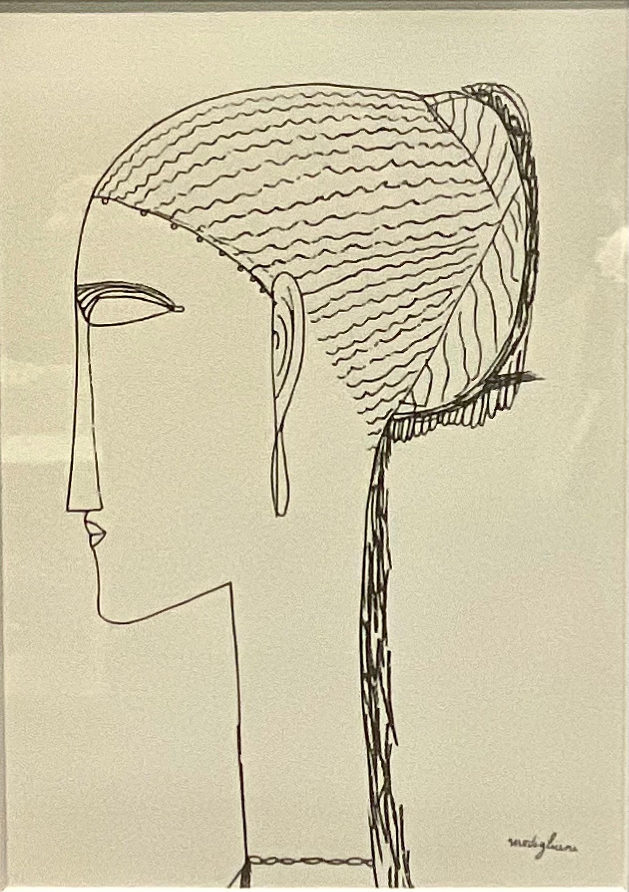 Amedeo Modigliani | Profilo di Donna | MutualArt