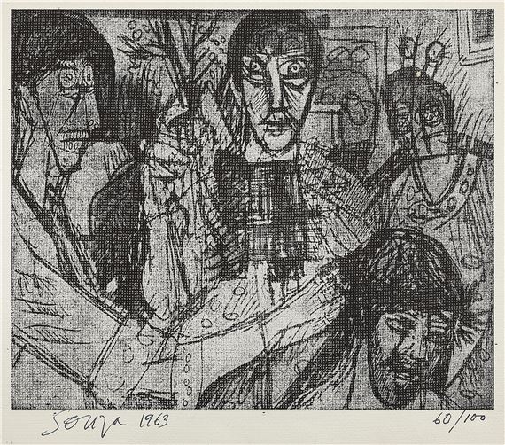 Francis Newton Souza | Untitled (1963) | MutualArt