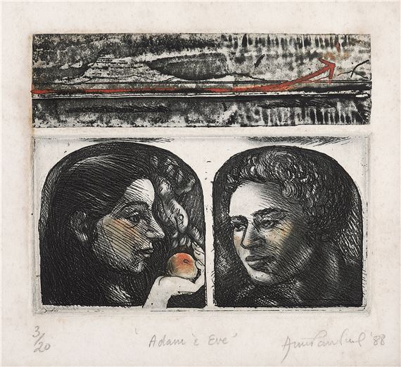 Anupam Sud | Adam and Eve (1988) | MutualArt