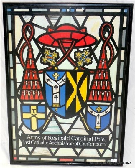 Trena Mary Cox | Arms of Reginald Cardinal Pole | MutualArt