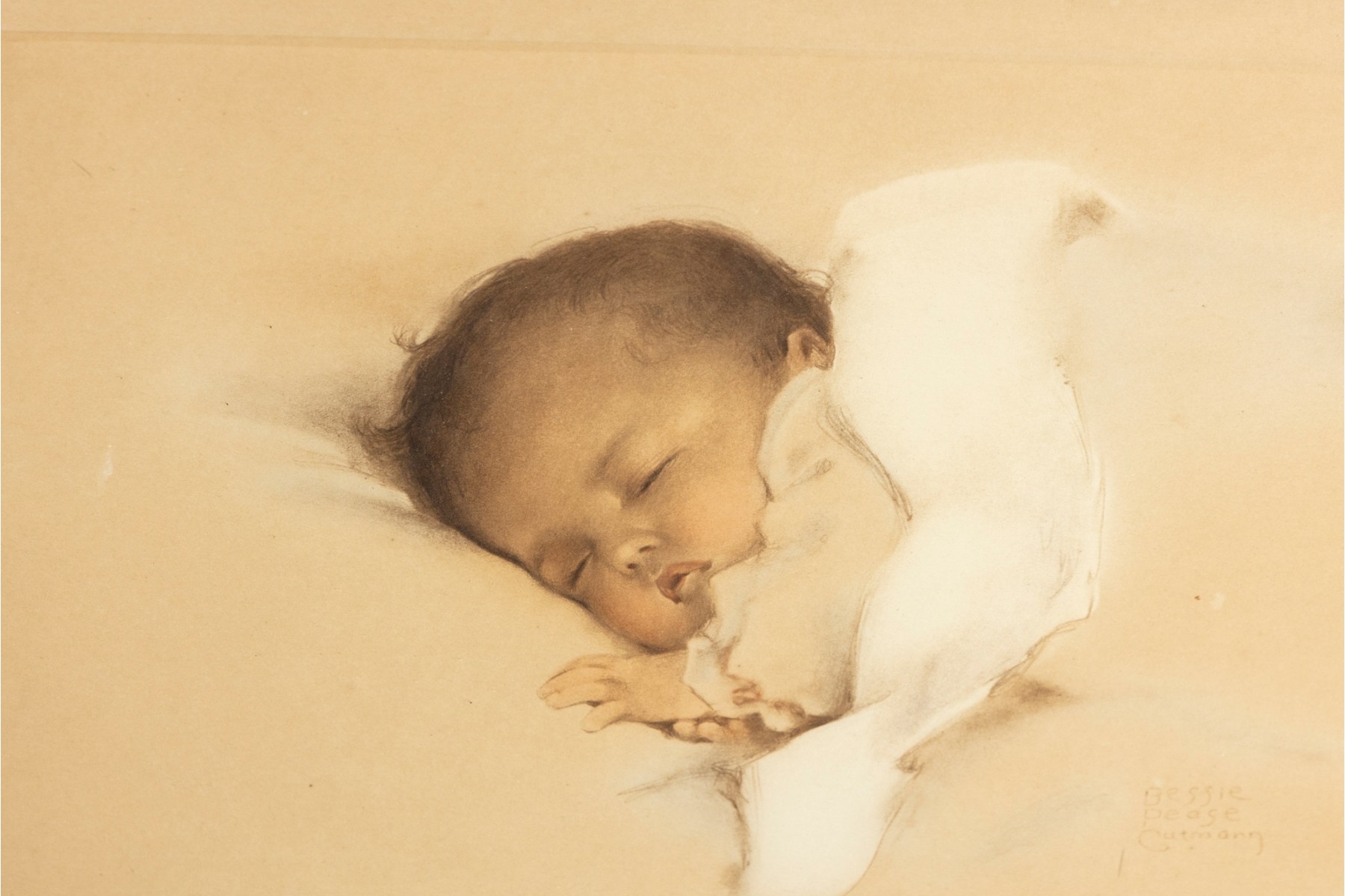 Bessie Pease Gutmann | Vintage Bessie Pease Gutmann Print A Little Bit ...
