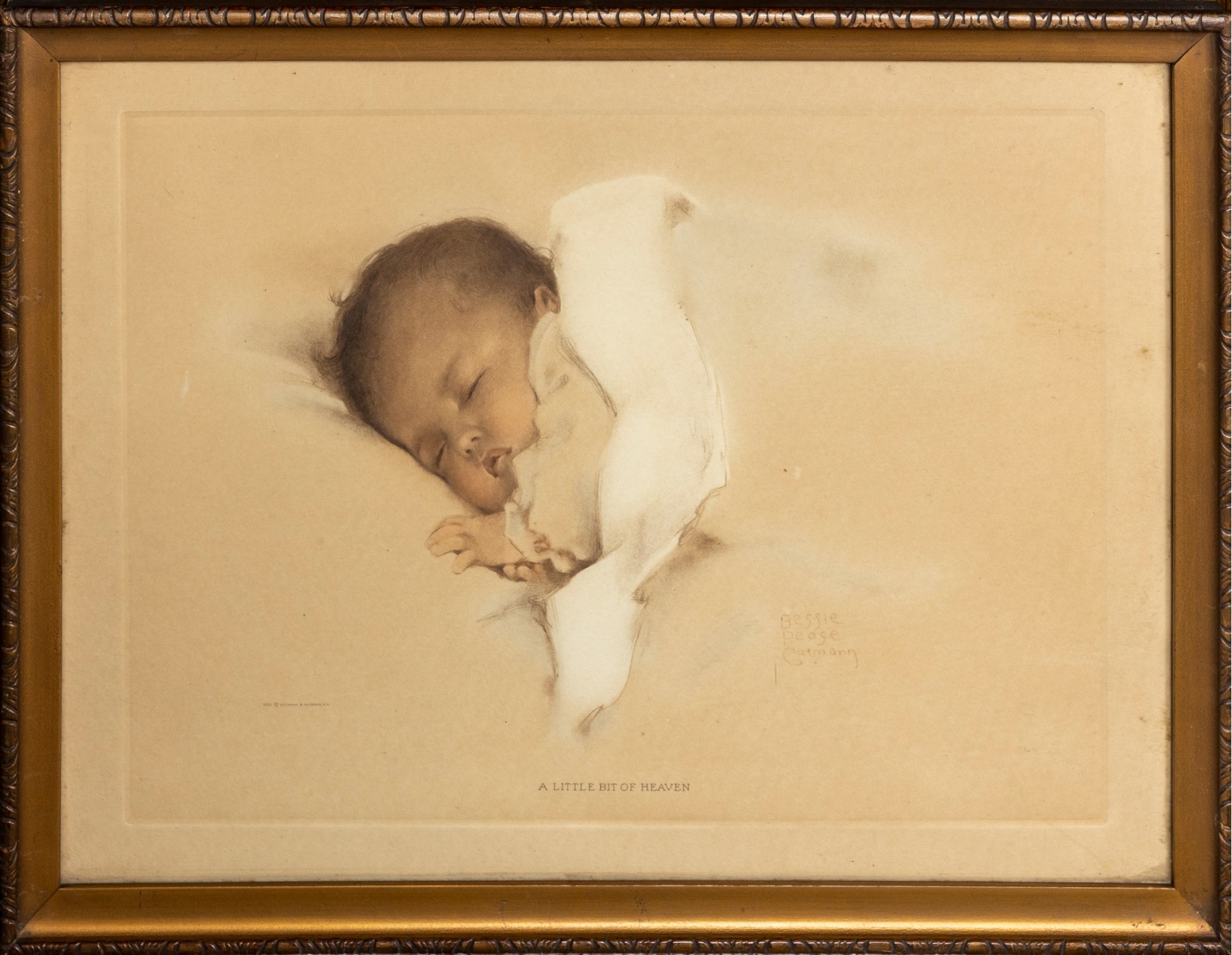 Bessie Pease Gutmann | Vintage Bessie Pease Gutmann Print A Little Bit ...