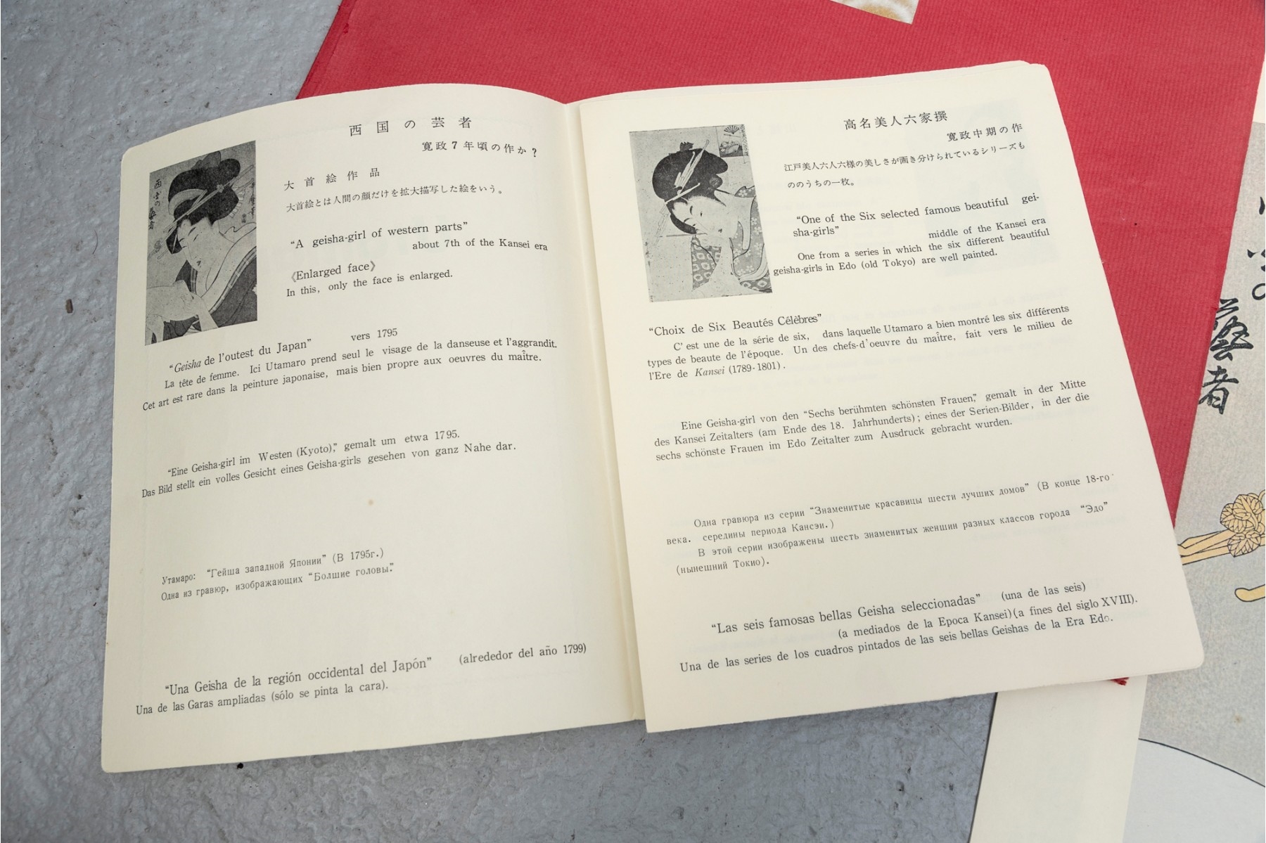 Kitagawa Utamaro | Utamaro Portfolio -- 6 Reproductions Of 18th C ...