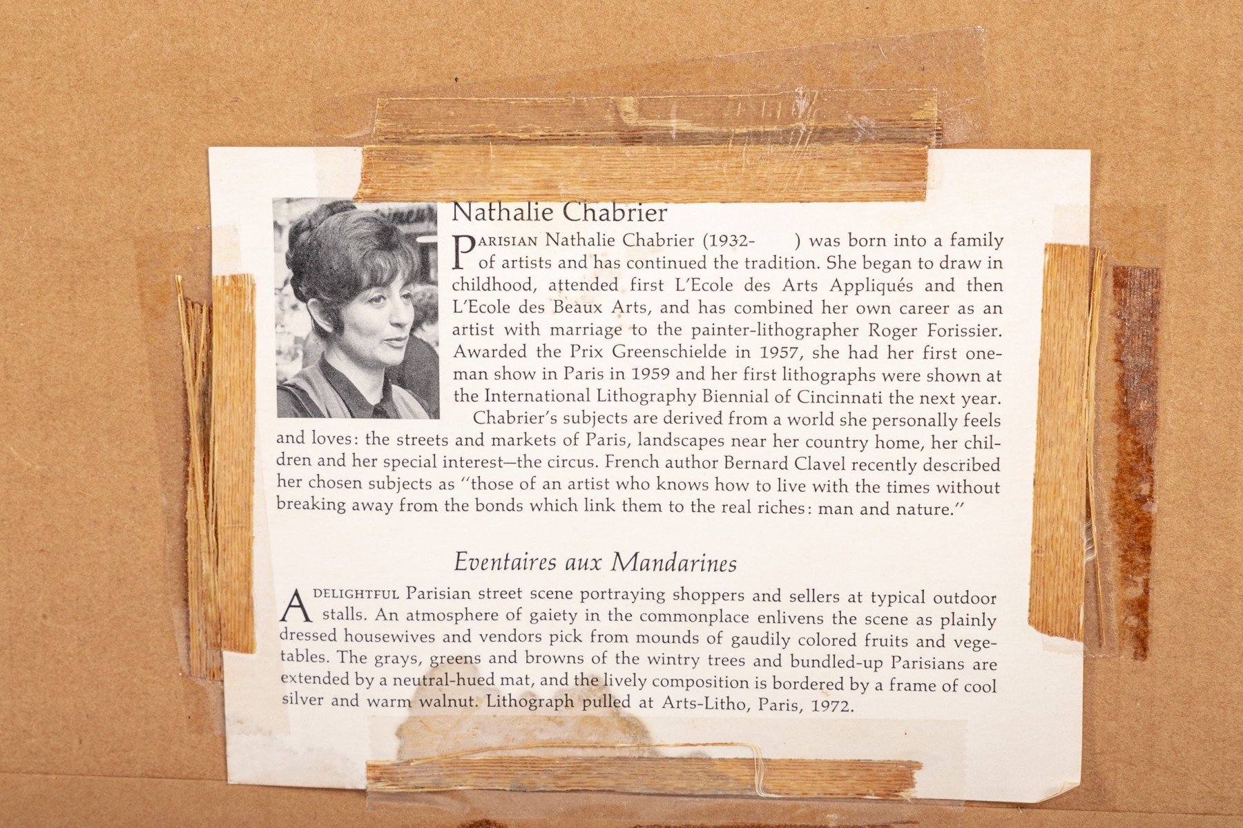 Nathalie Chabrier | Le Maraicher | MutualArt