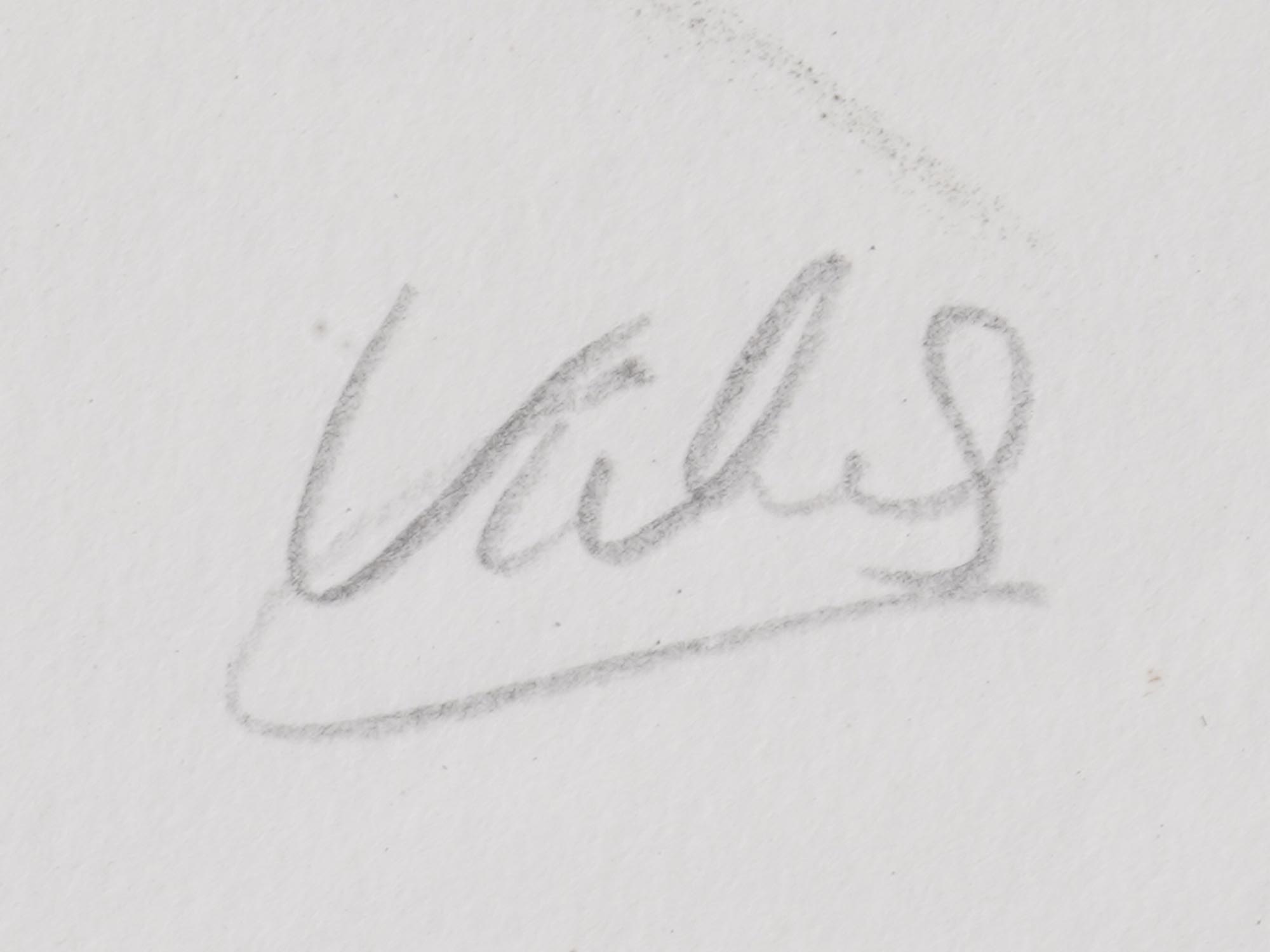 Victor Weisz | A lithograph print representing a young mother holding ...