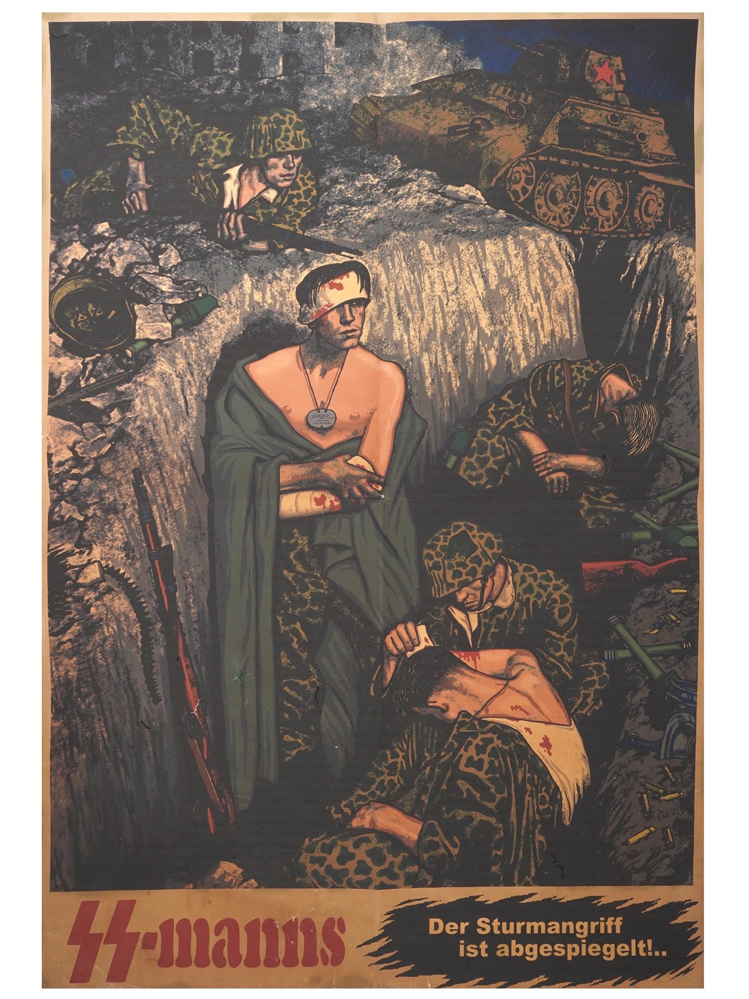 Franz Eichhorst | A WWII Nazi German color lithographic poster ...