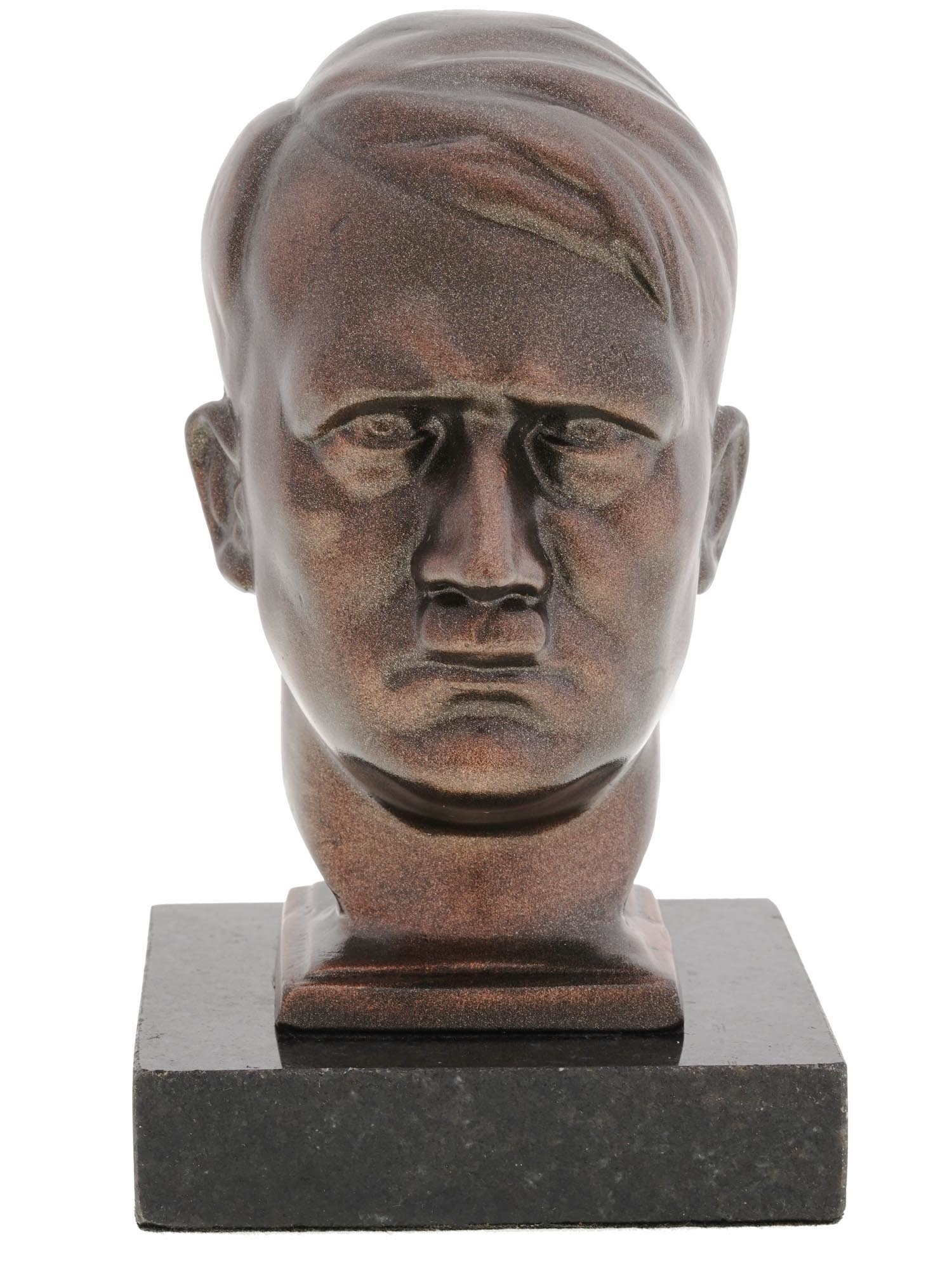 Adolf Hitler | A Nazi German cast iron bust representing Adolph Hitler ...