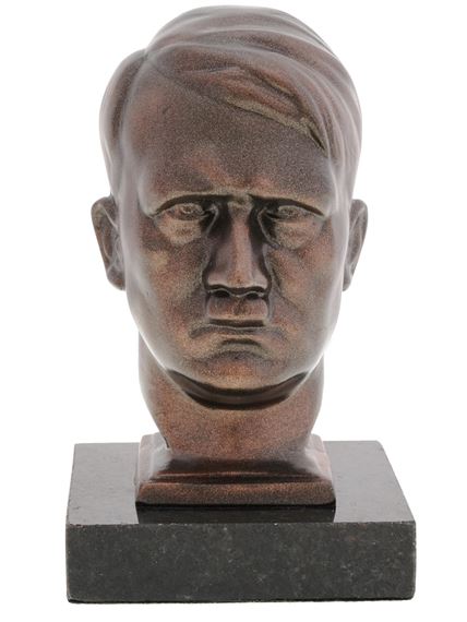 Adolf Hitler | A Nazi German cast iron bust representing Adolph Hitler ...