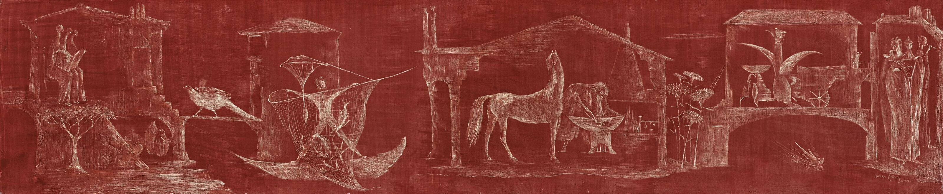 Leonora Carrington | Trout Finch (Circa 1959) | MutualArt