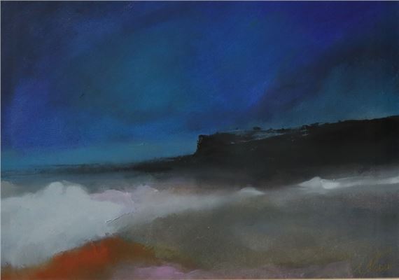 Glenys Cour | Glenys Cour Landscape scene Oil on paper Signed and dated ...