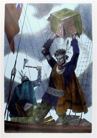 Joseph Hirsch | THE BOSTON TEA PARTY (1975) | MutualArt