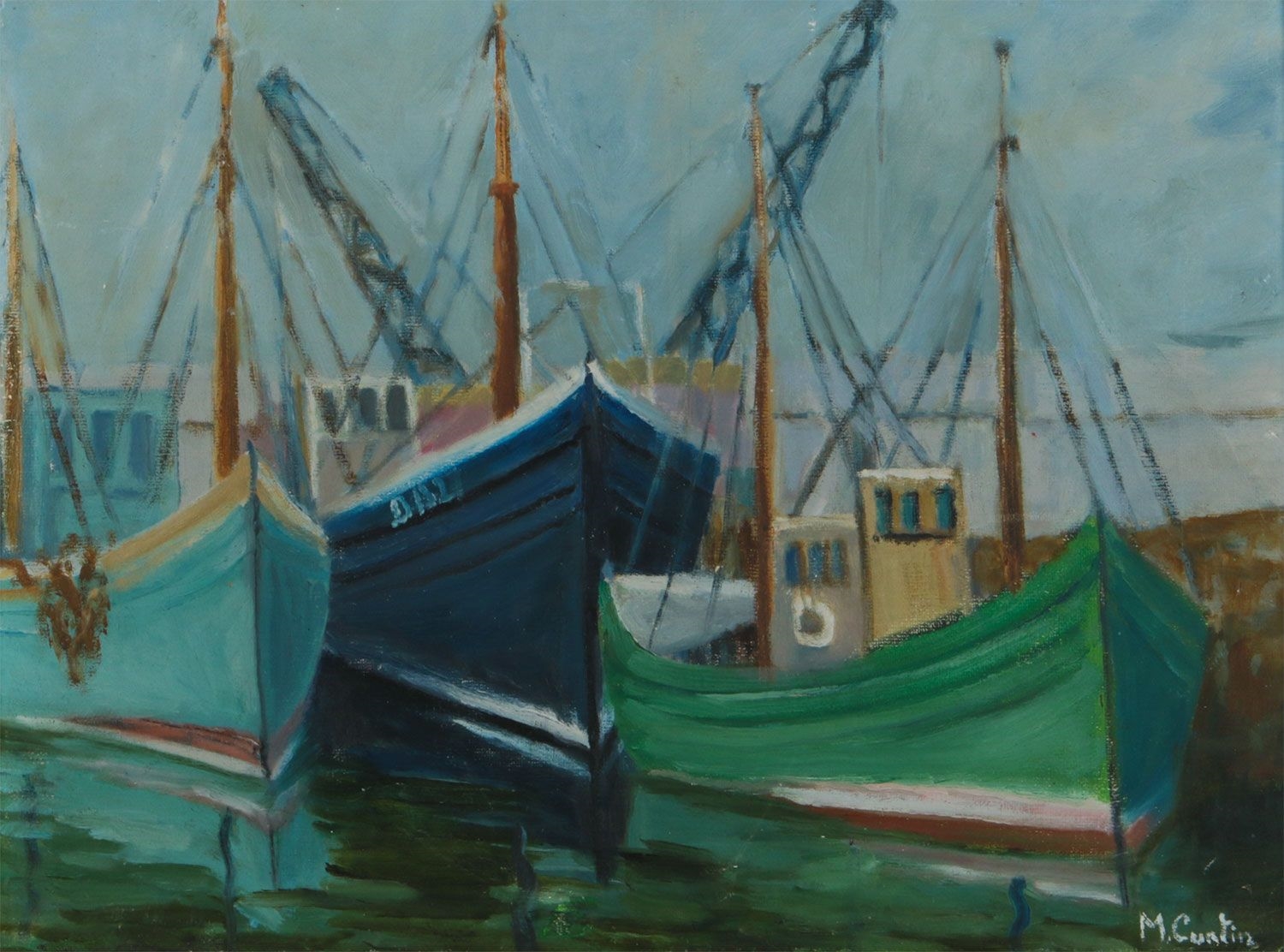 M. Curtin | IRISH FISHING BOATS | MutualArt
