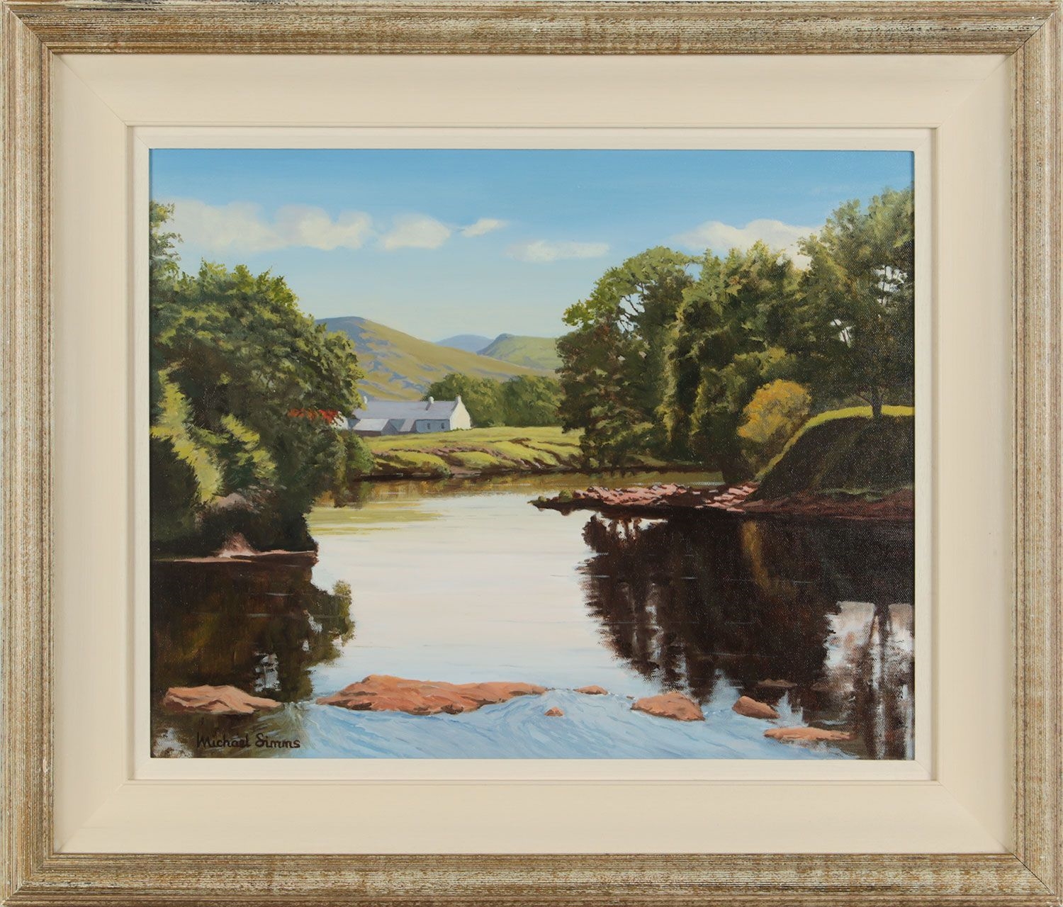 Michael Simms | RIVER AT DOOCHERY, DONEGAL | MutualArt