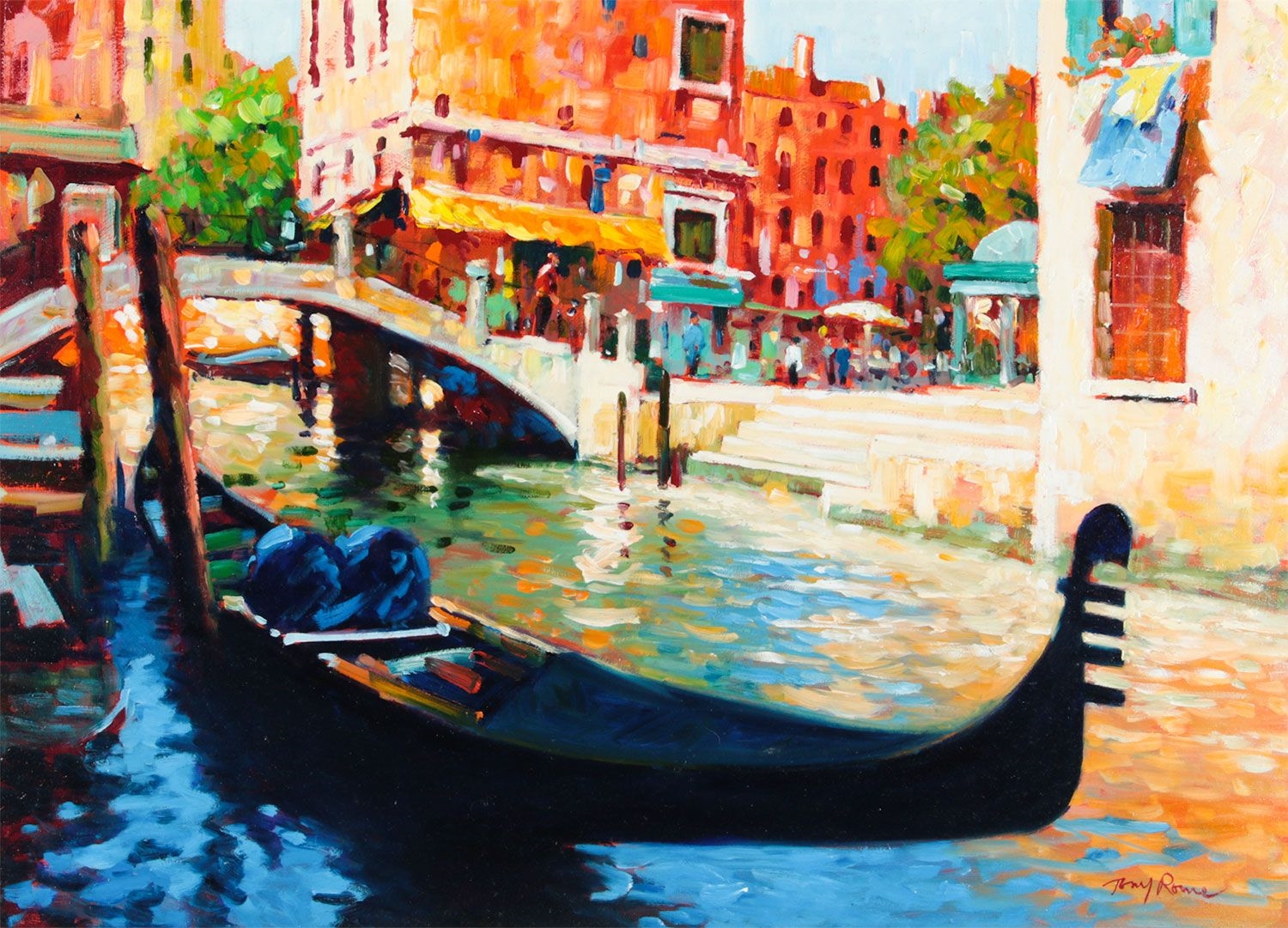 Tony Rome | GONDOLA MOORING, VENICE | MutualArt