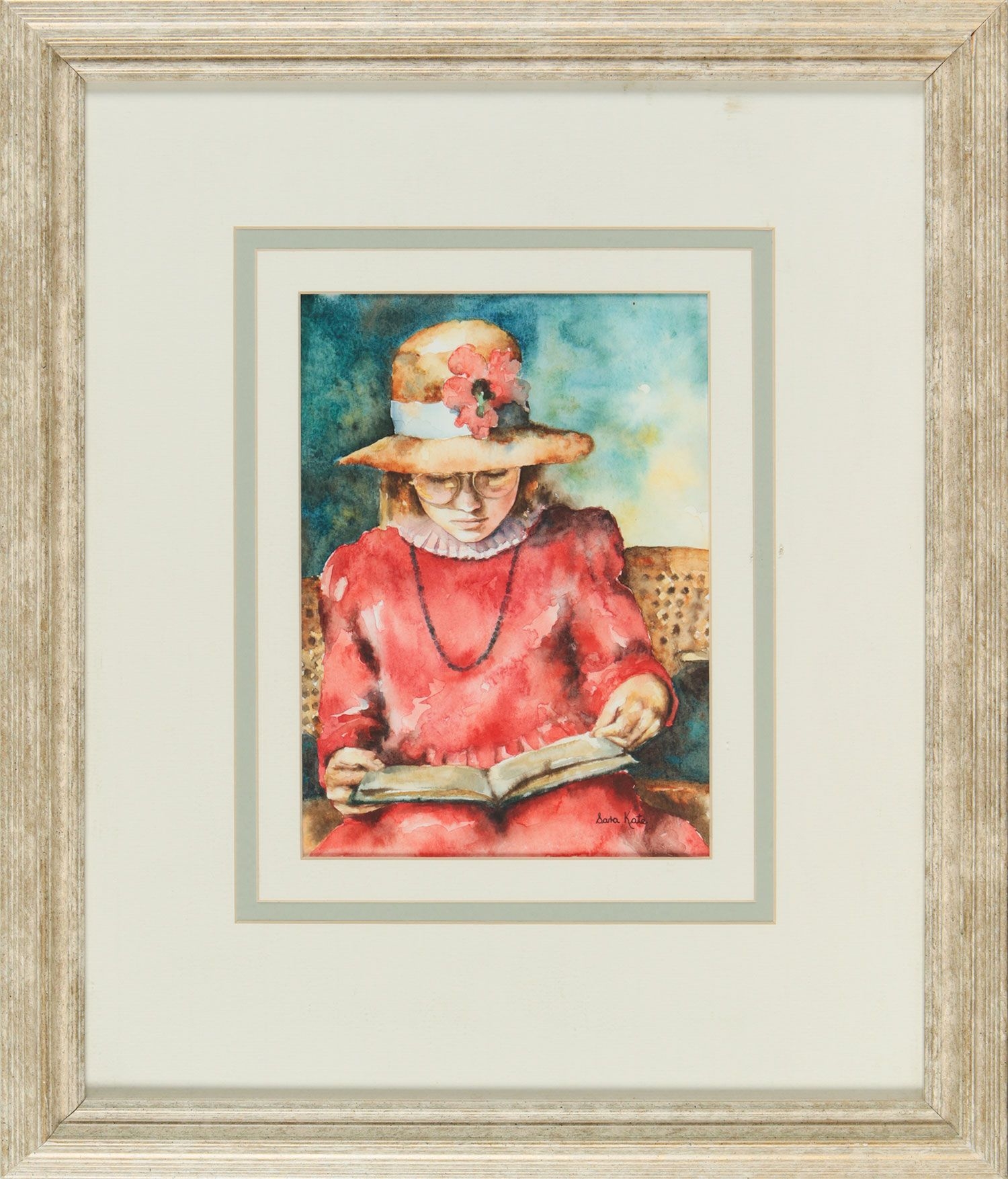 Sara Kate | GIRL READING | MutualArt