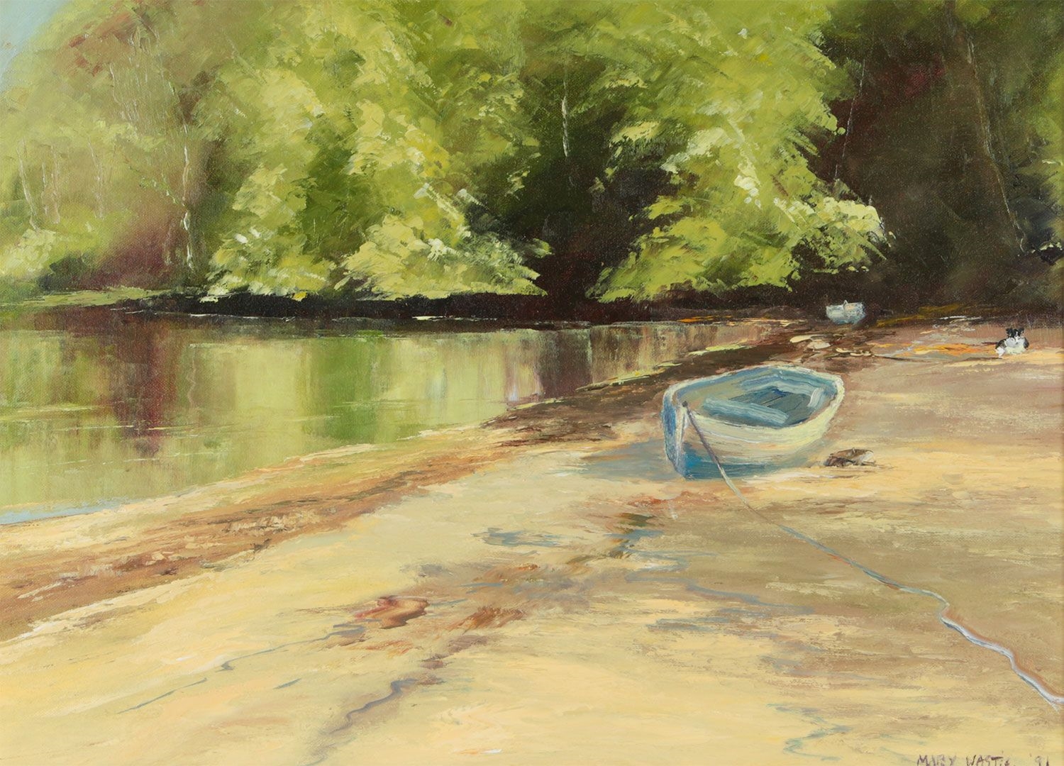 MARY WASTIE | BEACHED FISHING BOAT (1991) | MutualArt