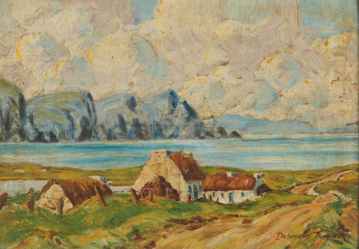 Desmond Turner | IRISH COTTAGES, ACHILL ISLAND | MutualArt