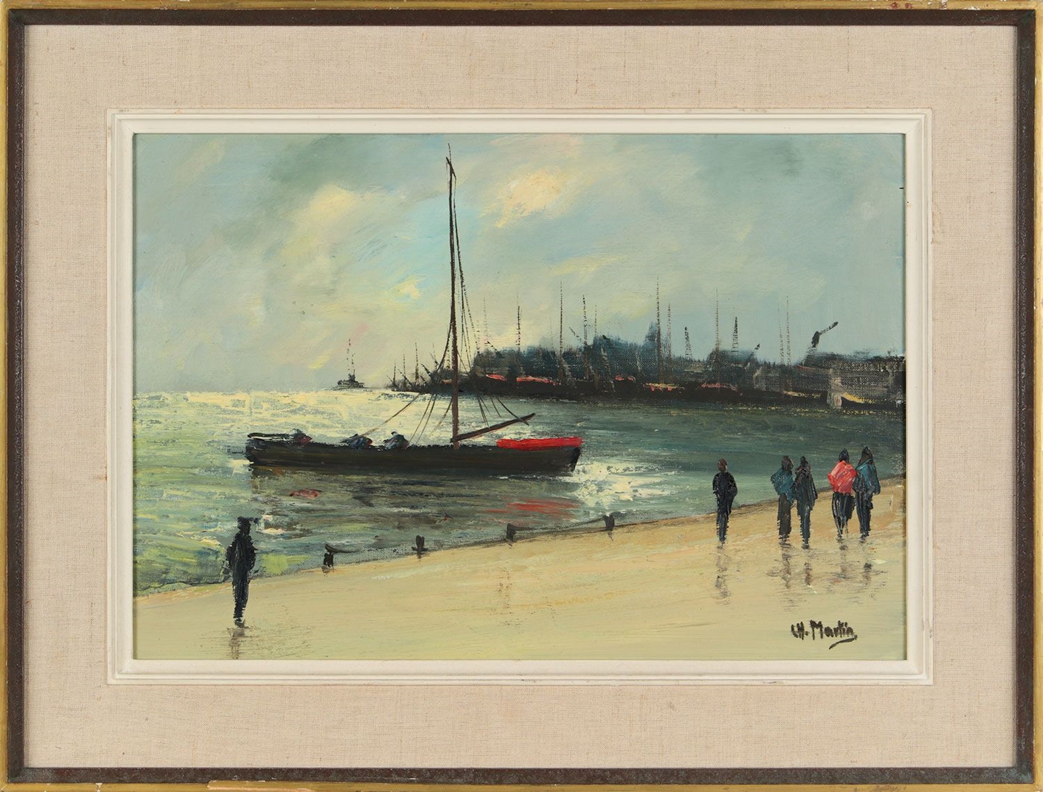C. H. Martin | A STROLL ALONG THE BEACH | MutualArt