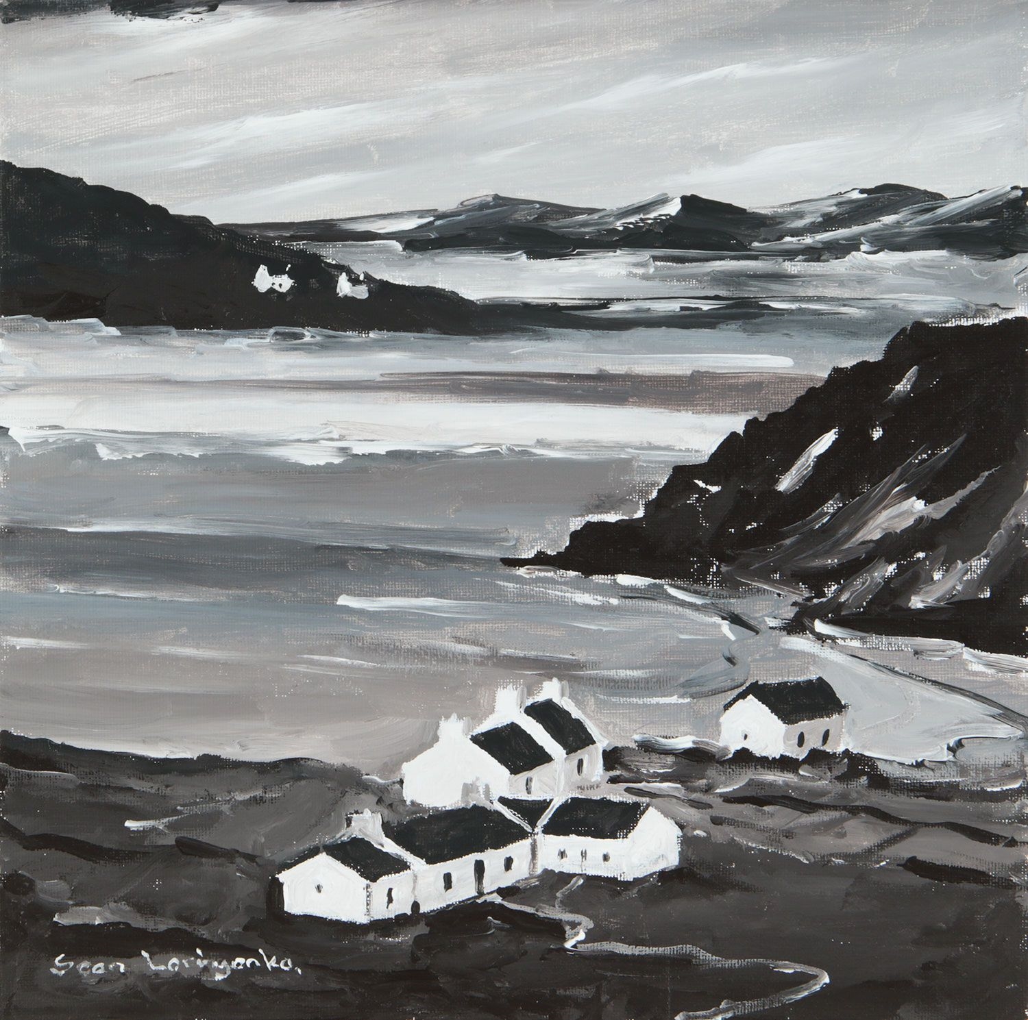 Sean Lorinyenko | TRA-NA-ROSSAN COTTAGES SEAFRONT | MutualArt