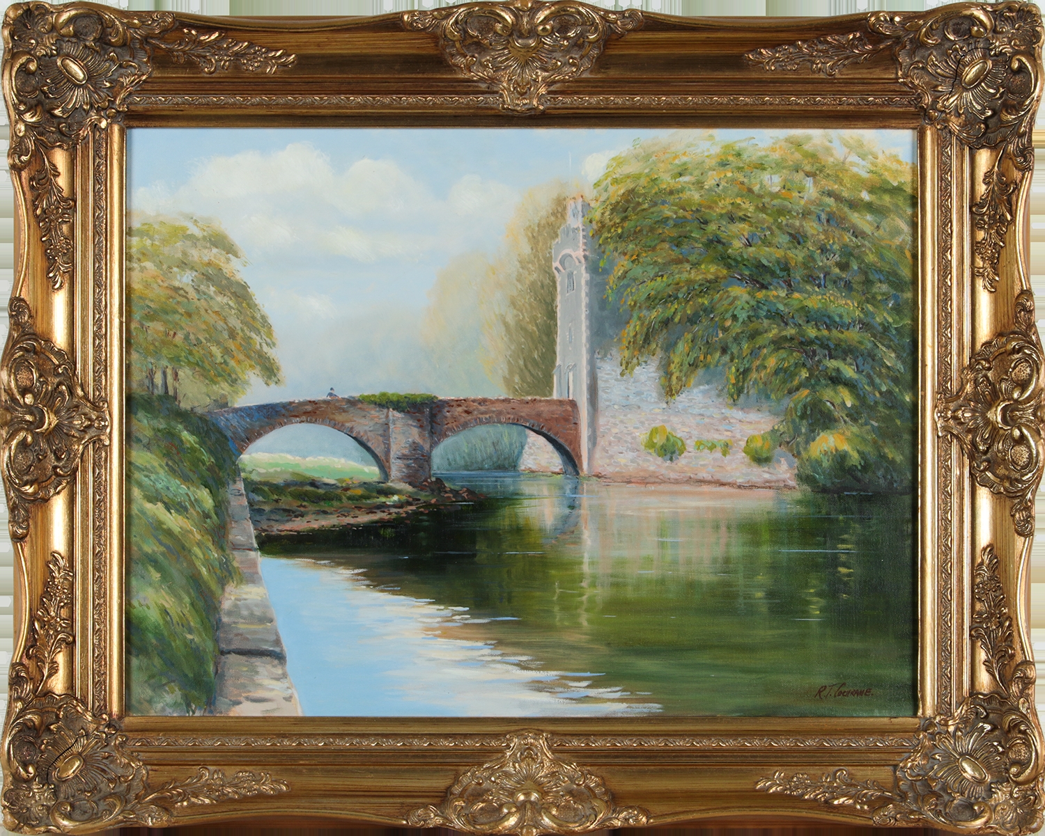 Ray Cochrane | FIGURE ON A BRIDGE | MutualArt