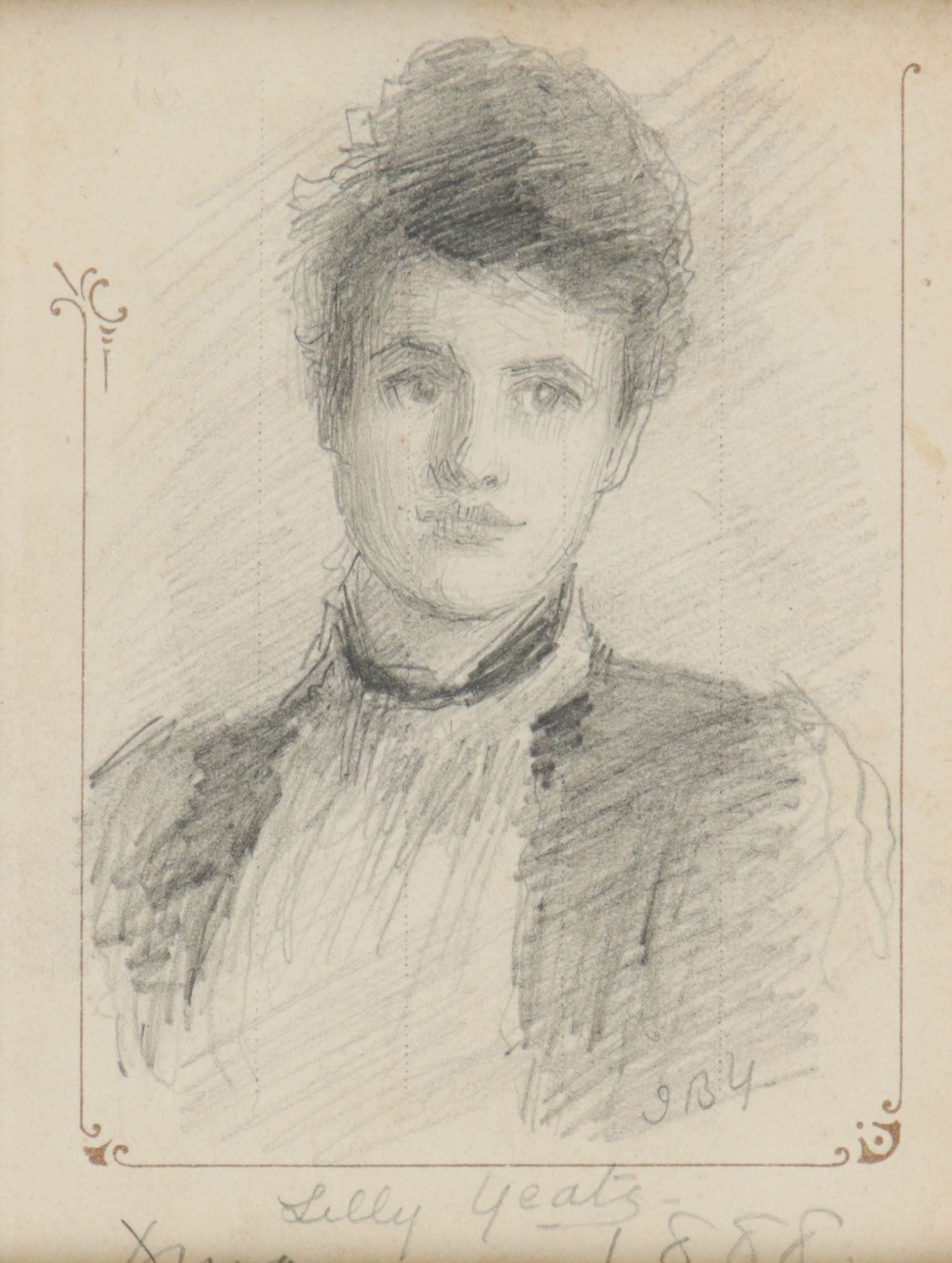 William Butler Yeats | PORTRAIT OF LILY YEATS (1888) | MutualArt