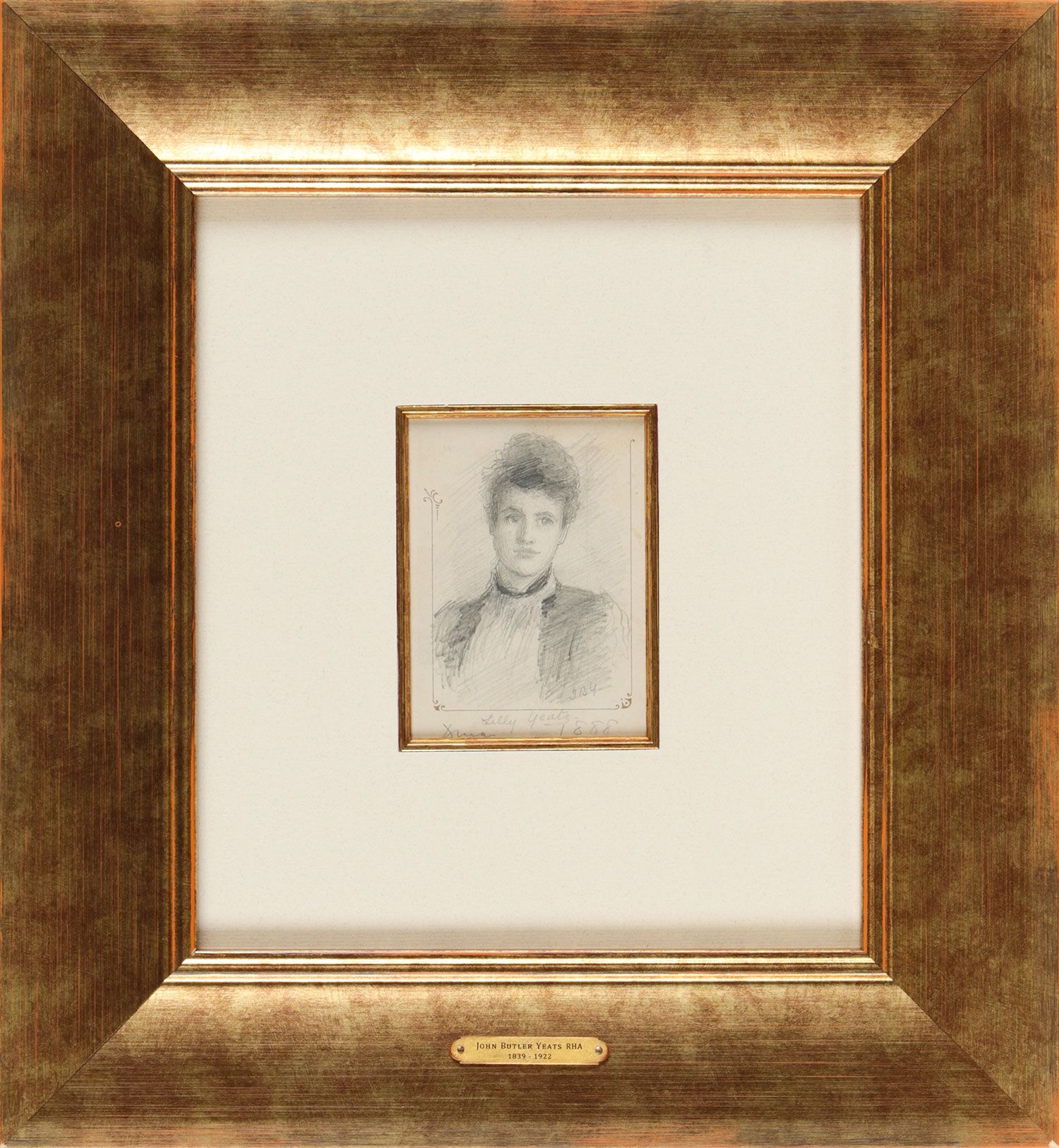 William Butler Yeats | PORTRAIT OF LILY YEATS (1888) | MutualArt