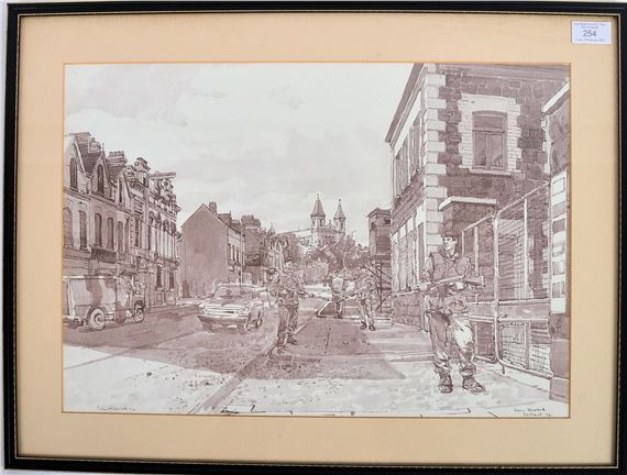 Ken Howard | KEN HOWARD B.1932 - 20TH CENTURY PEN & INK ILLUSTRATION ...