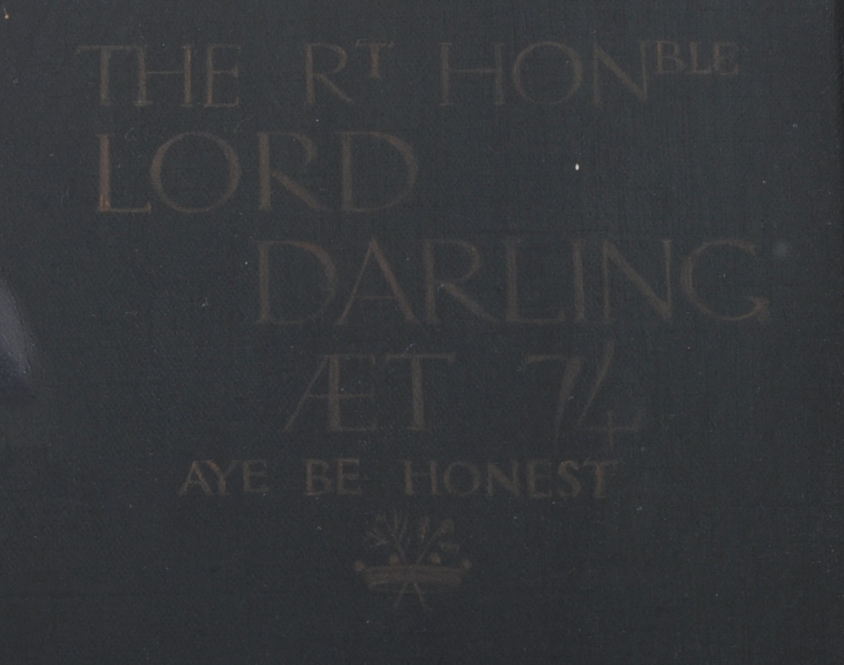 Aidan Savage | PORTRAIT OF LORD DARLING | MutualArt