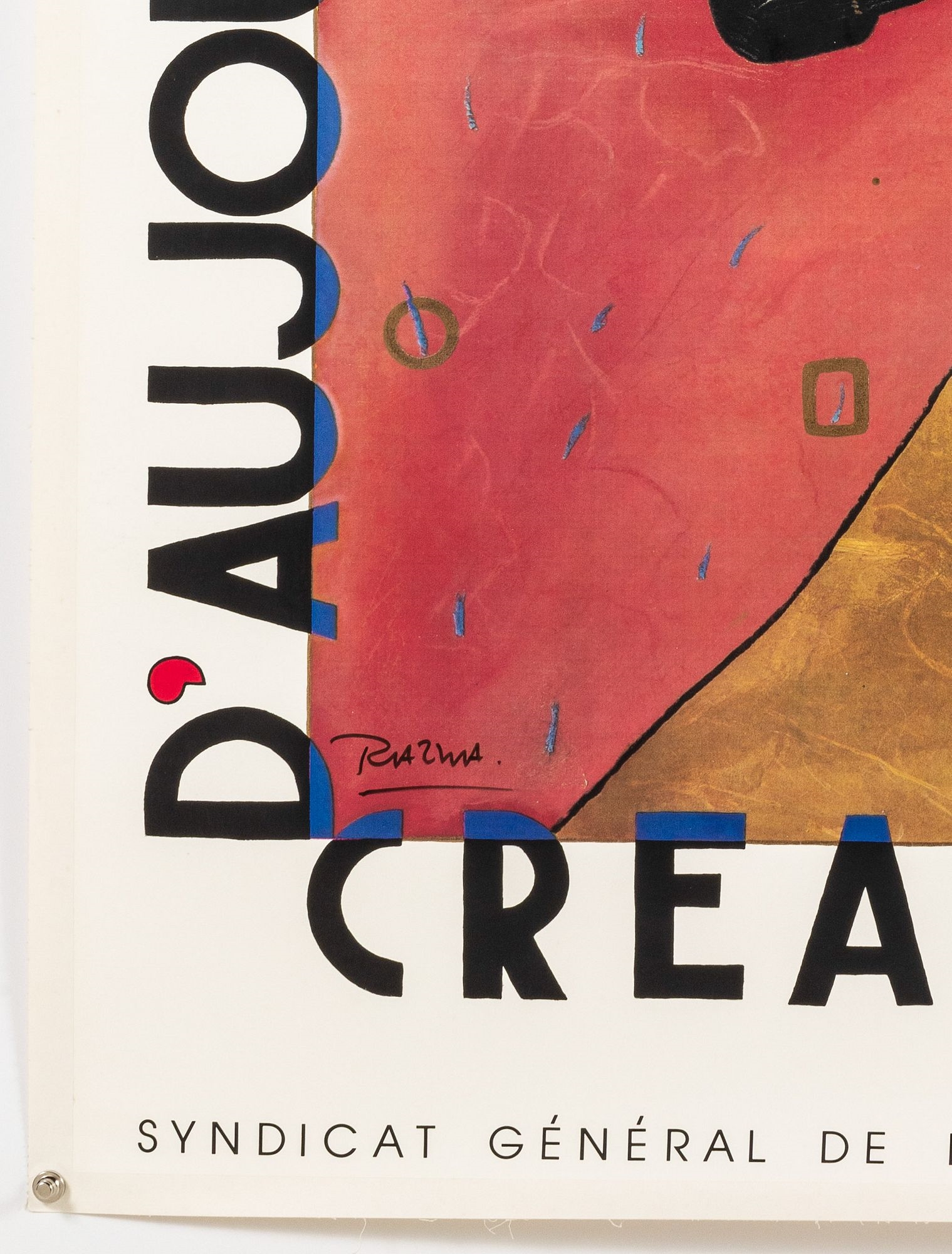 Gerard Courbouleix-Deneriaz | Syndicat General de L'Impression Francaise Poster (1986) | MutualArt