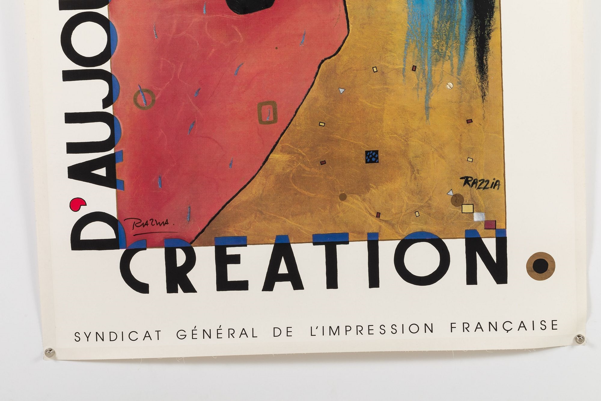 Gerard Courbouleix-Deneriaz | Syndicat General de L'Impression Francaise Poster (1986) | MutualArt